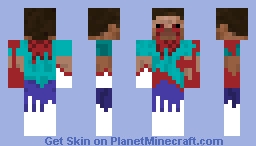Blood Steve's Spirit Minecraft Skin
