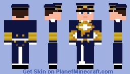 German Marine Admiral Minecraft Skin