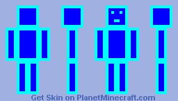 Blue Man 2 Minecraft Skin