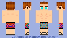ʑʋɩɨʇɛ♫ *Beach Series* Beach Boy #2 Minecraft Skin