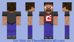 Modern Developer Steve Minecraft Skin
