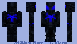 Blue Symbiote Minecraft Skin