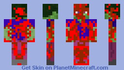 Bloody Zombie Minecraft Skin
