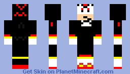 shadow the hedgehog Minecraft Skin