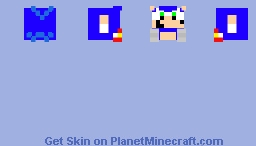 sonic plushie Minecraft Skin