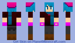 scarf gurl Minecraft Skin