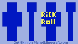 Rick roll Minecraft Skin