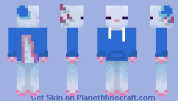 Axo the axolotl Minecraft Skin