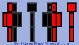 Entity_Black_Red | CREEPYPASTA Minecraft Skin