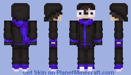 Skin de chico con lentes y bufanda 👓 Minecraft Skin