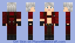 Dante Sparda Devil May Cry 3 : Dante's Awakening Minecraft Skin
