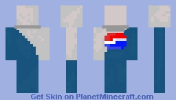 PEPSI MAN Minecraft Skin