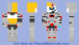 Minecraft Cyborg Steve Skin