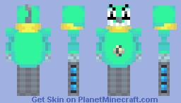 (New) Grounder Eggman Minecraft Skin