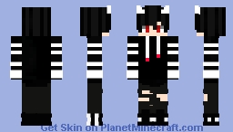 Black demon Minecraft Skin