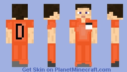 Female D-class Minecraft Skin