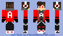Boys red Minecraft Skin