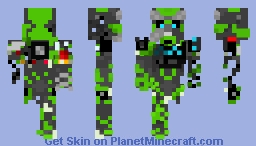 Ratchet dañado de Transformers La era de la extinción Minecraft Skin