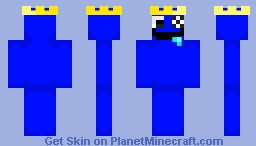 Blue Rainbow Friends JAVA Minecraft Skin