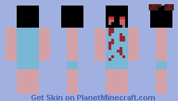 A stranded guy Minecraft Skin