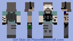 OleSchool Herobrine tactical Minecraft Skin