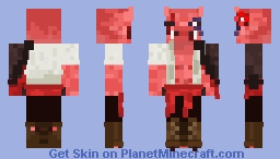 "It starts with green, ends with red" | Red | Double Life Minecraft Skin