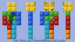 Tetris Cat Minecraft Skin