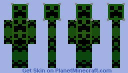 creeper x10 Minecraft Skin