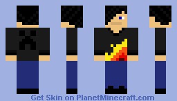 Emo Pyromaniac Minecraft Skin