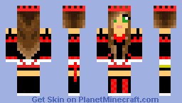 Redstone Princess Minecraft Skin