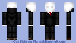 Slender Man Minecraft Skin