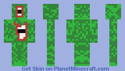 Furry Green Monster Minecraft Skin