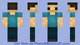 4-Bit Steve Minecraft Skin