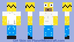 Homer Simpson Minecraft Skin