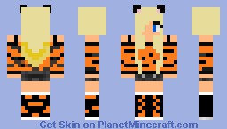 Tiger Girl Minecraft Skin