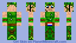 Dutch soldier, Nederlandse soldaat Minecraft Skin