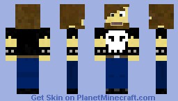 Skull T Shirt Guy Minecraft Skin