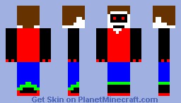 disco guy Minecraft Skin