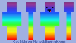 Rainbow Derpy Skin Minecraft Skin