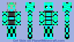 Bionic Turtle Minecraft Skin