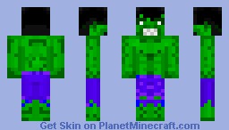Hulk Minecraft Skin