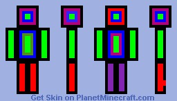 square man Minecraft Skin