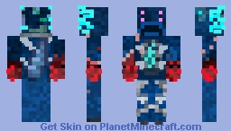 Mini Warden Minecraft Skin