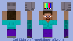 Steve ty player foke Minecraft Skin