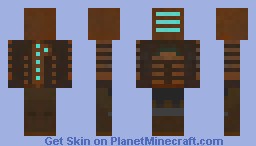 Dead Space Engineer RIG Minecraft Skin