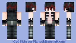 Goth Boy Minecraft Skin