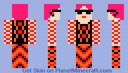 Cool lava girl Minecraft Skin