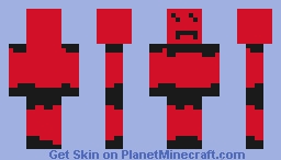 Skin red Minecraft Skin
