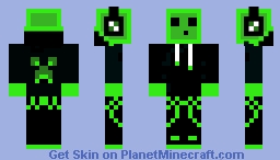 Slime Gamer Minecraft Skin