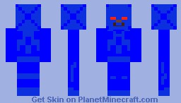 Blue Devil Minecraft Skin